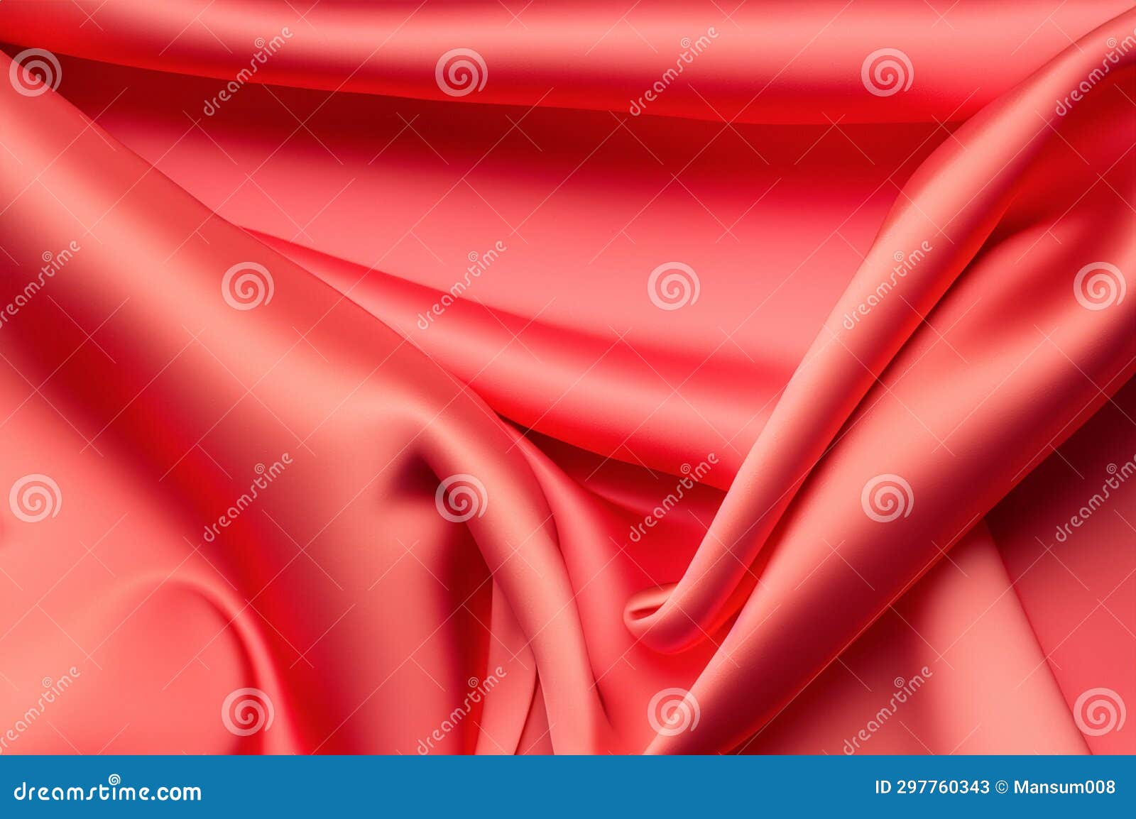 Abstract Red Silk Cloth Background Stock Illustration - Illustration of ...