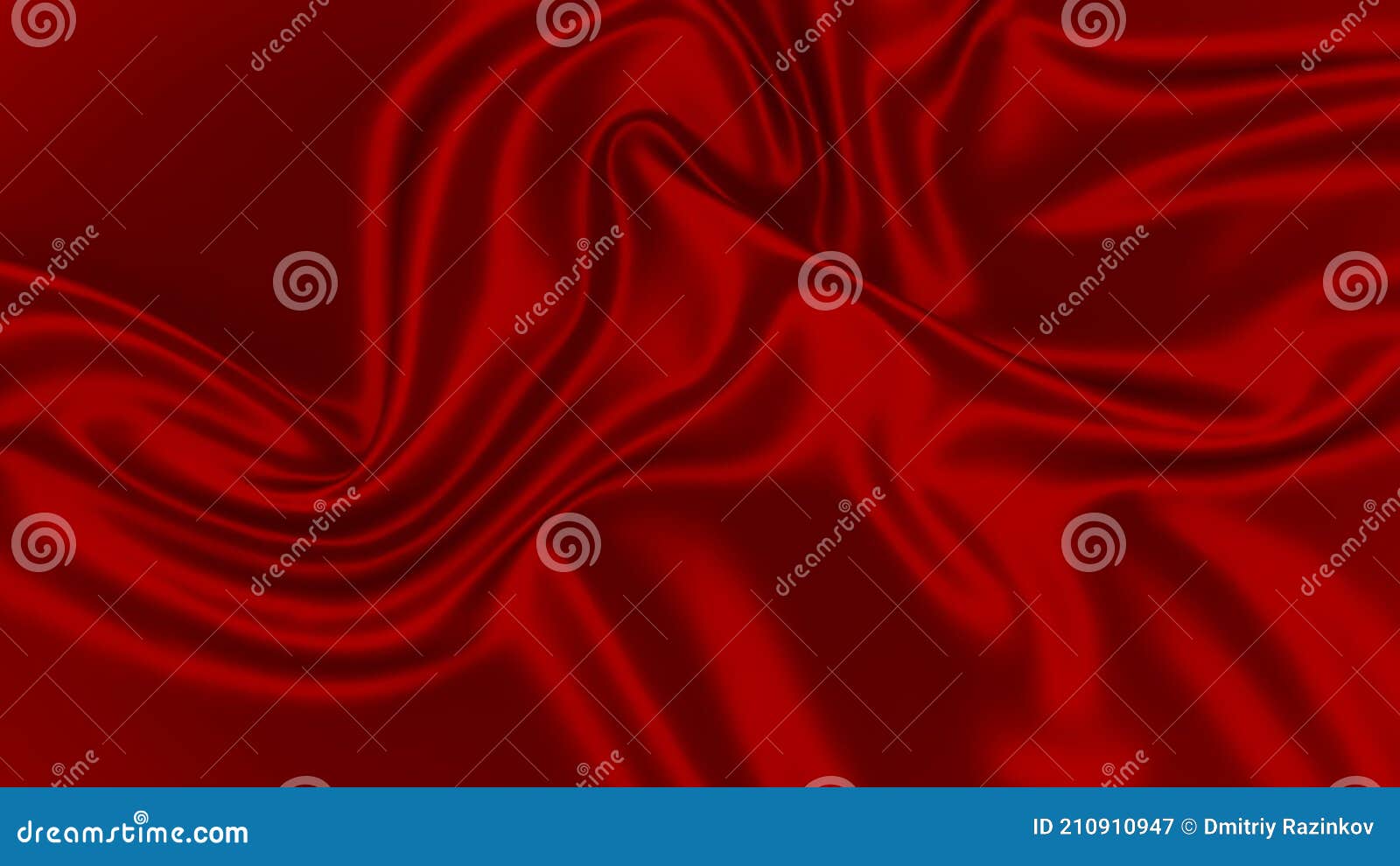 Seamless Red Silk Texture