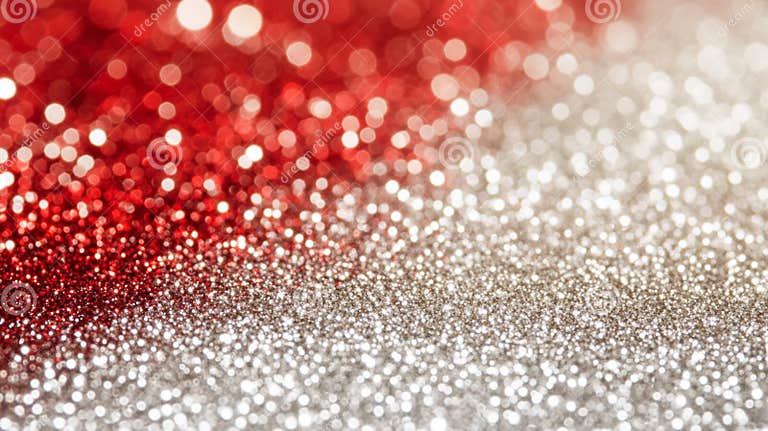 Abstract Red and Silver Glitter Background Stock Illustration ...