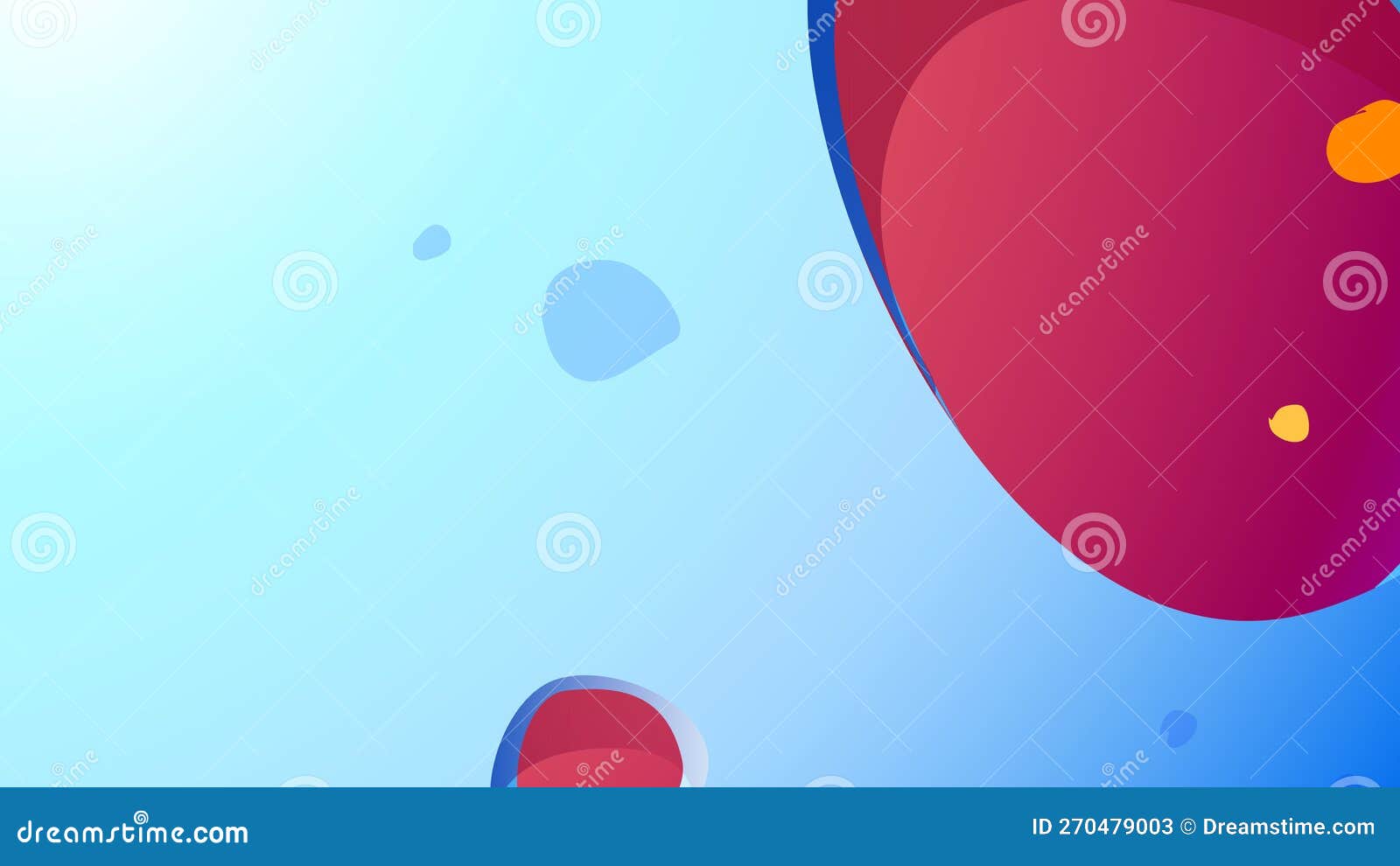 Abstract Red and Sky Blue Background Stock Illustration - Illustration ...