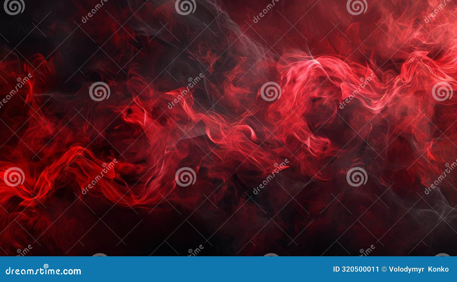 Abstract Red Smoke on a Black Background Stock Image - Image of fluid ...