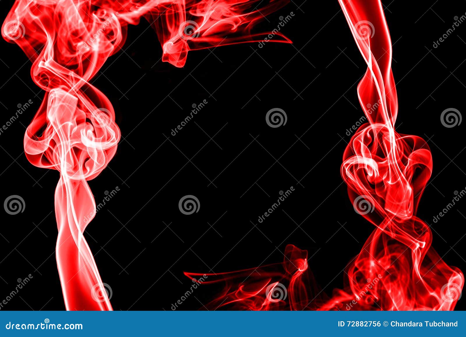 Abstract Red Smoke on Black Background Stock Photo - Image of delicate ...
