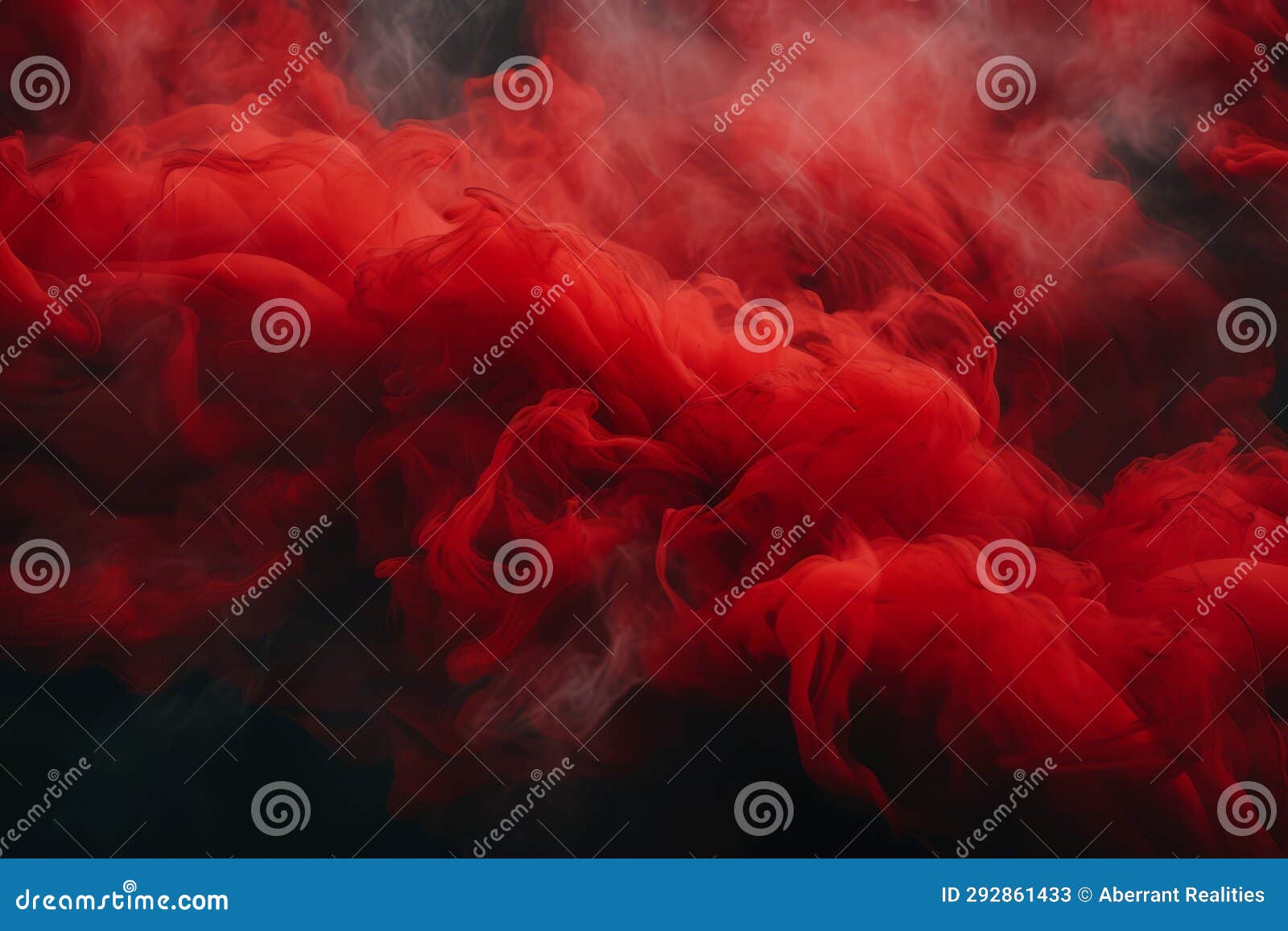 Abstract Red Smoke on Black Background Stock Illustration ...