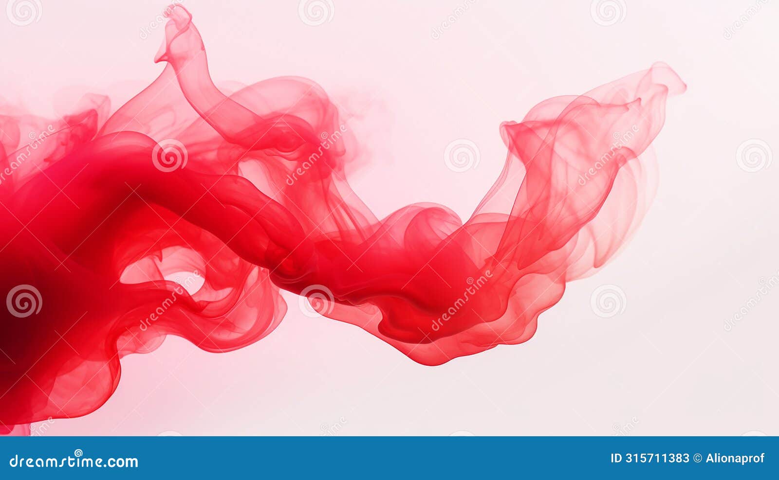 Abstract Red Smoke on a White Background Stock Illustration ...