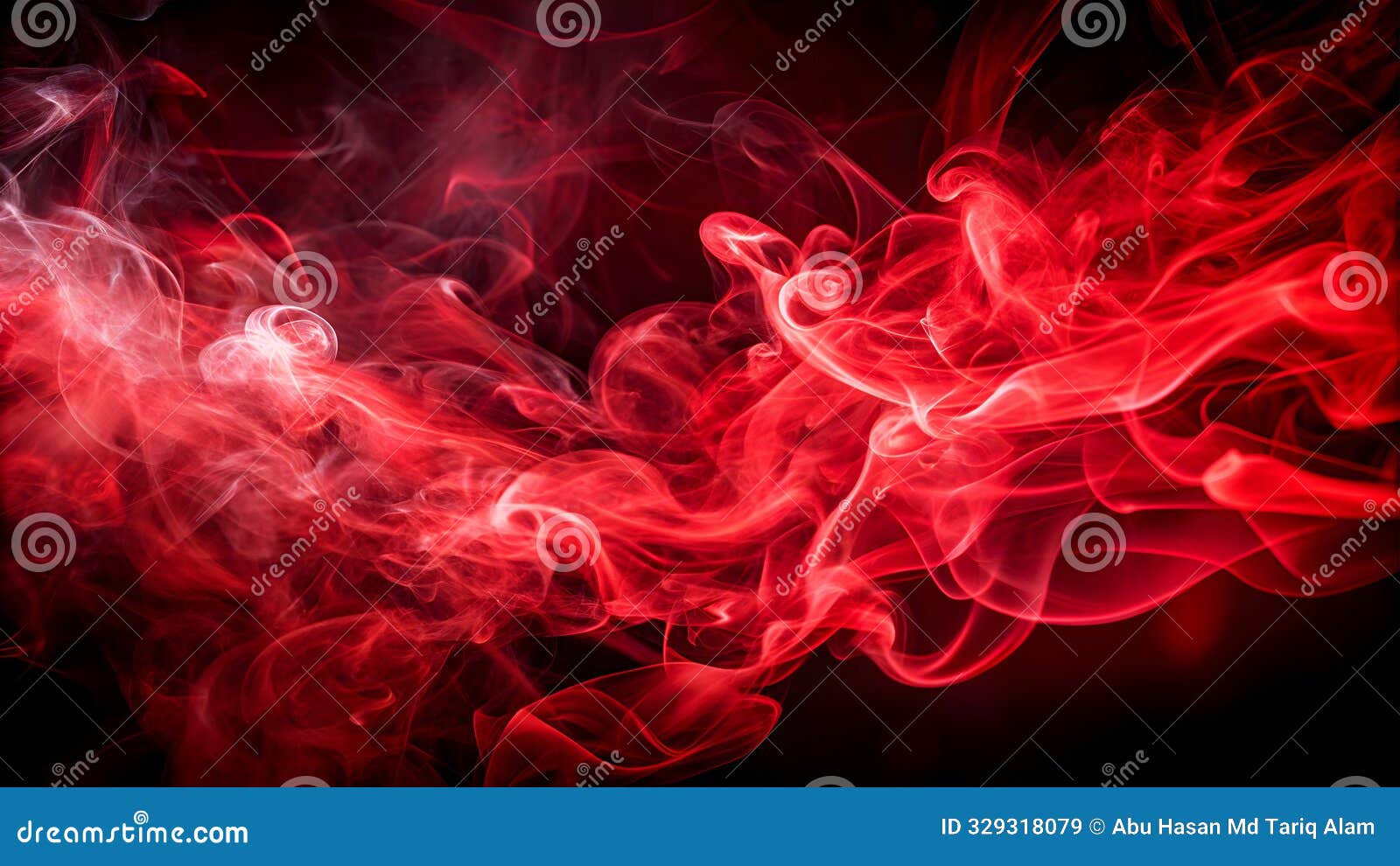 Abstract Red Smoky Background on a Dark Theme Stock Image - Image of ...