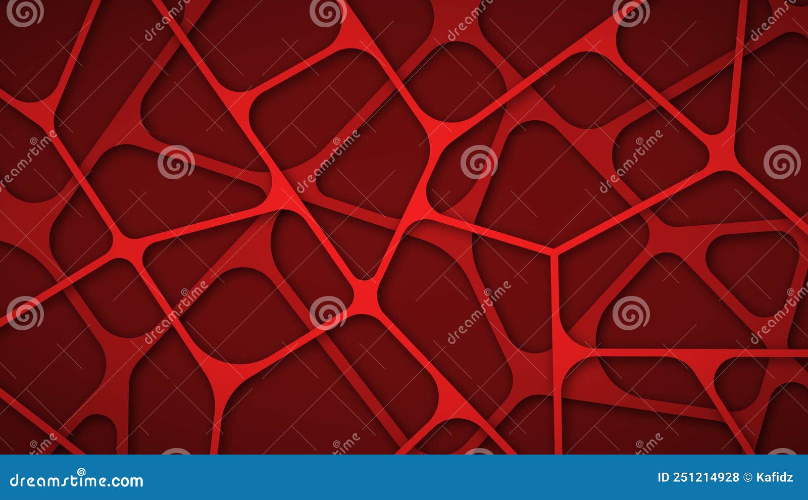Abstract Red Spider Web Background Stock Vector - Illustration of ...