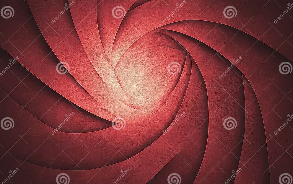 Abstract Red Spiral Design with Textured Layers Creating a Dynamic ...