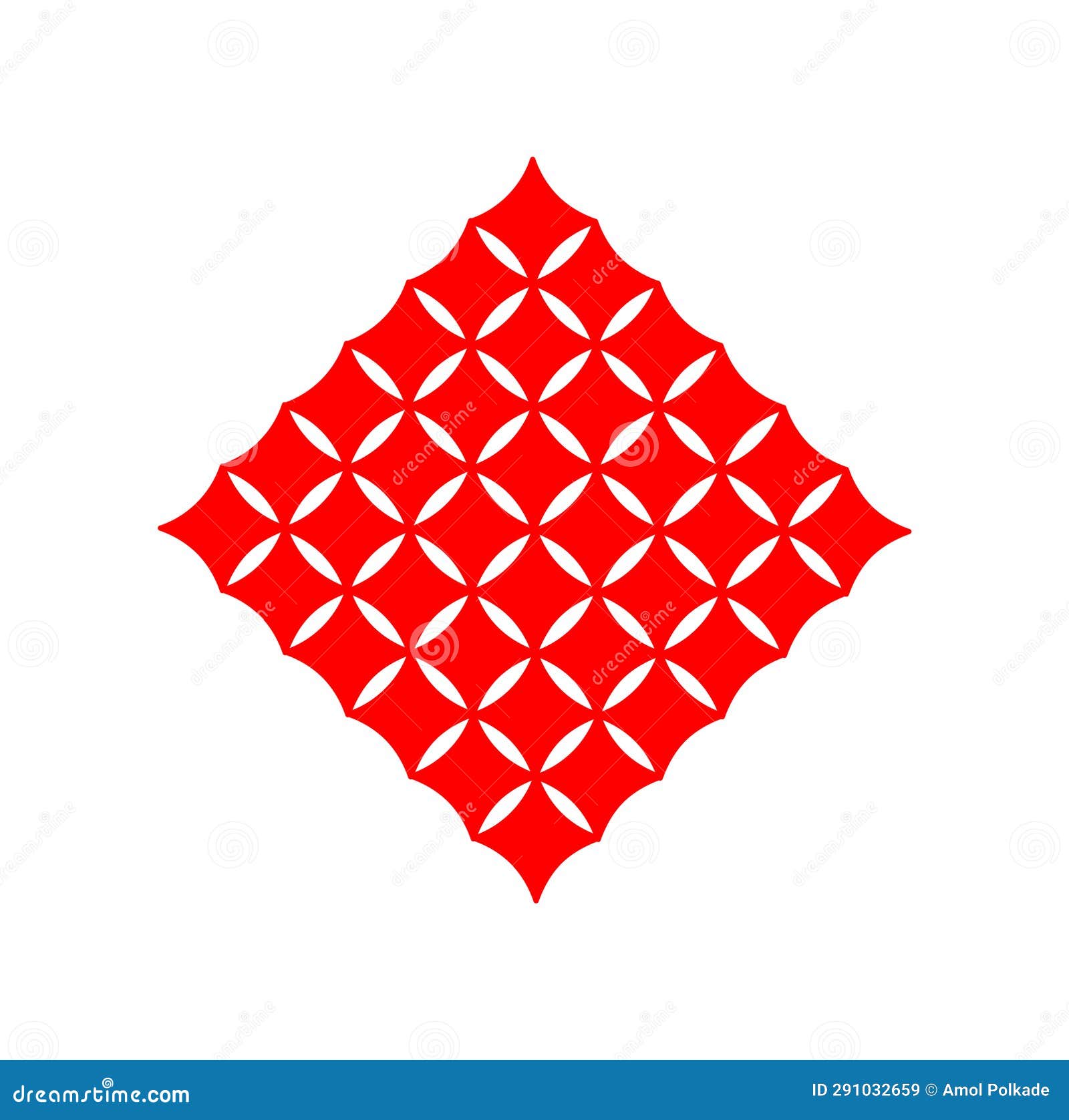 Abstract Red Squares Mat Vector Form Stock Illustration - Illustration ...