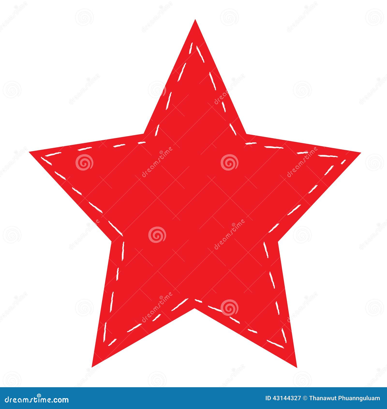Abstract Red Star on White Background Stock Illustration - Illustration ...