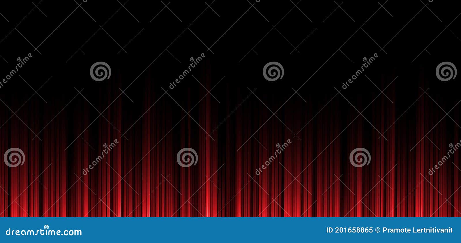 Abstract Red Stripe Vertical Lines Light on Black Background ...