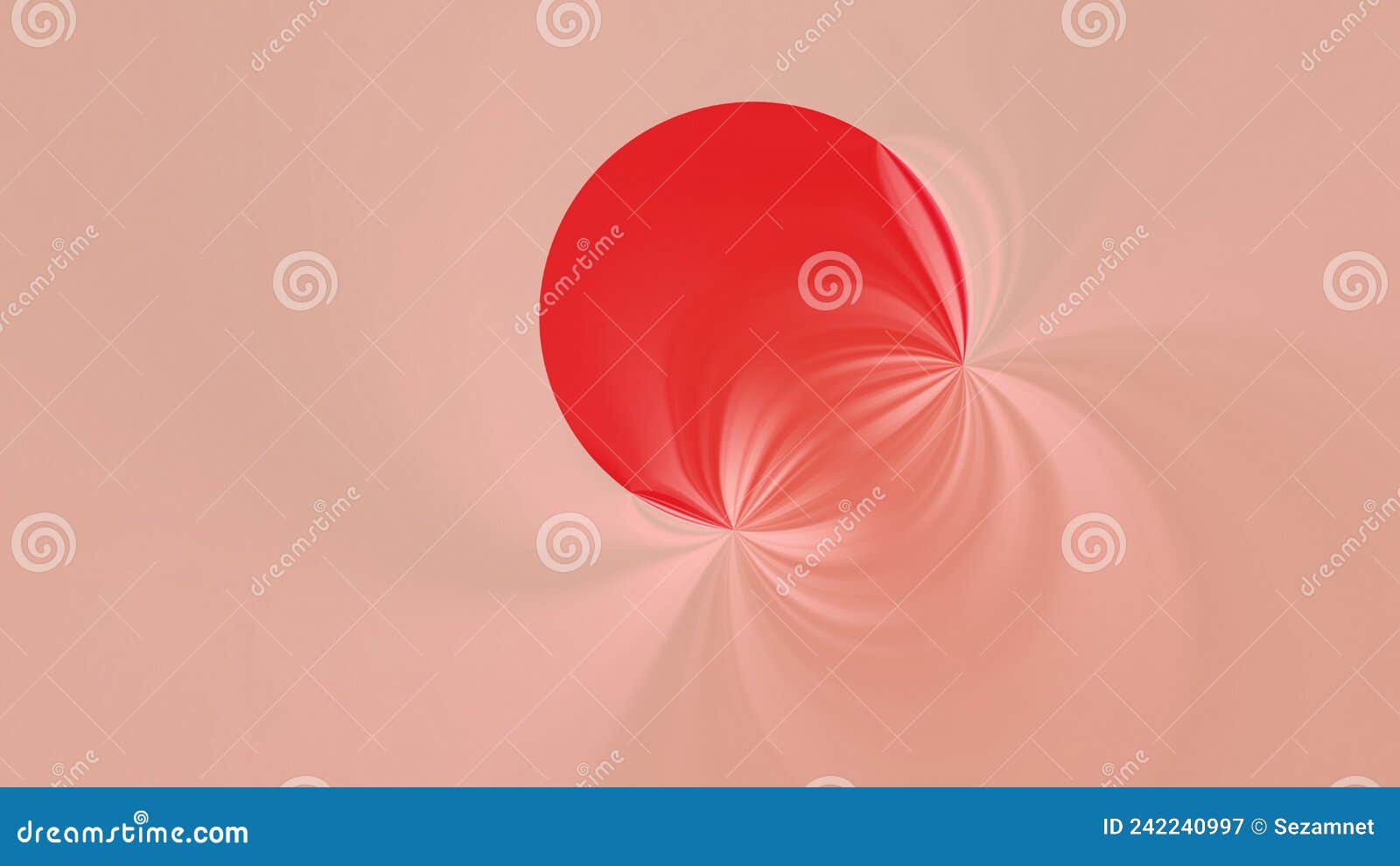 Abstract Red Sun Gradient Beige Delicate Background Simple Stock ...