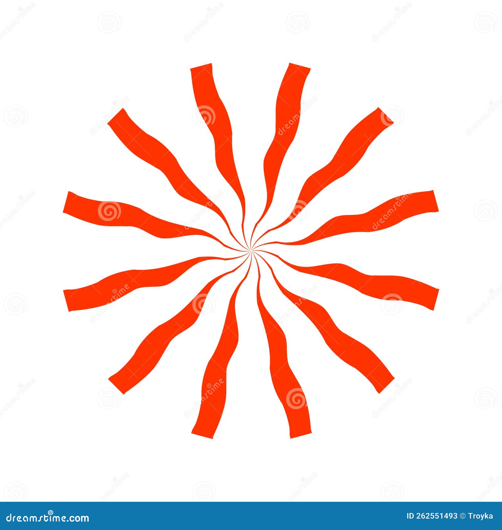 Abstract Red Sun Icon. Element for Design Stock Vector - Illustration ...