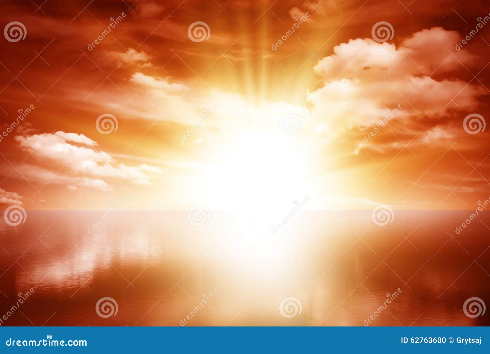 Abstract Red Sunset stock photo. Image of nature, beautiful - 62763600