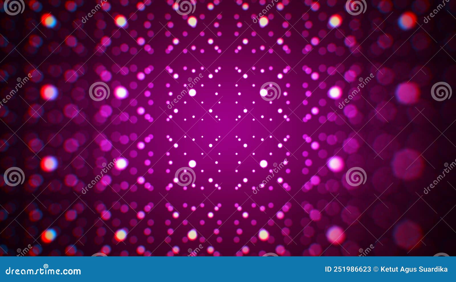 Abstract Red Sweet Blurry Focus Perspective Geometric Matrix Dots ...