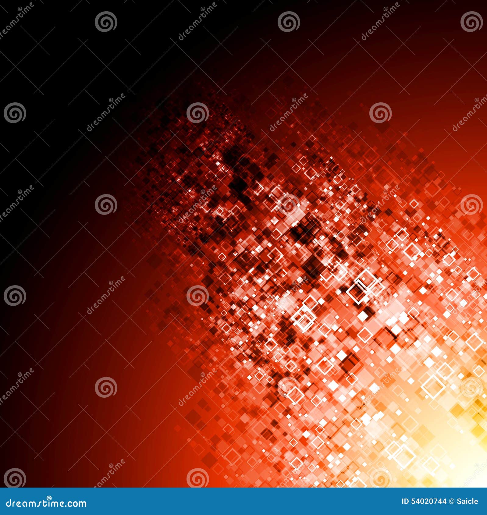 Abstract Red Tech Background Stock Vector - Illustration of gradient ...