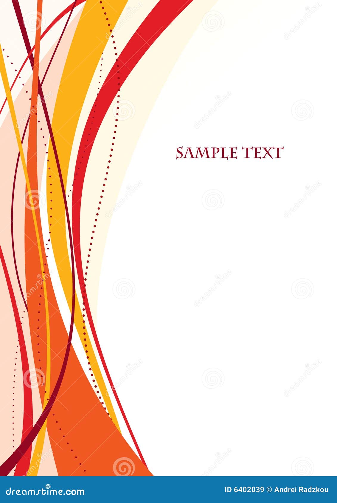 Abstract red template stock vector. Illustration of waving - 6402039