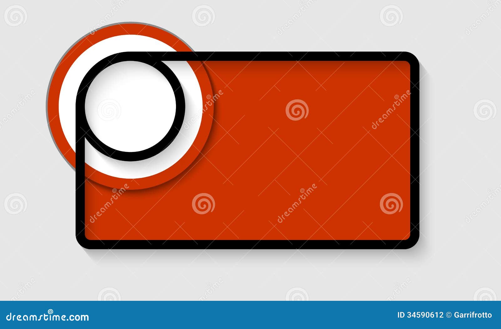 Abstract red text frame stock vector. Illustration of corner - 34590612
