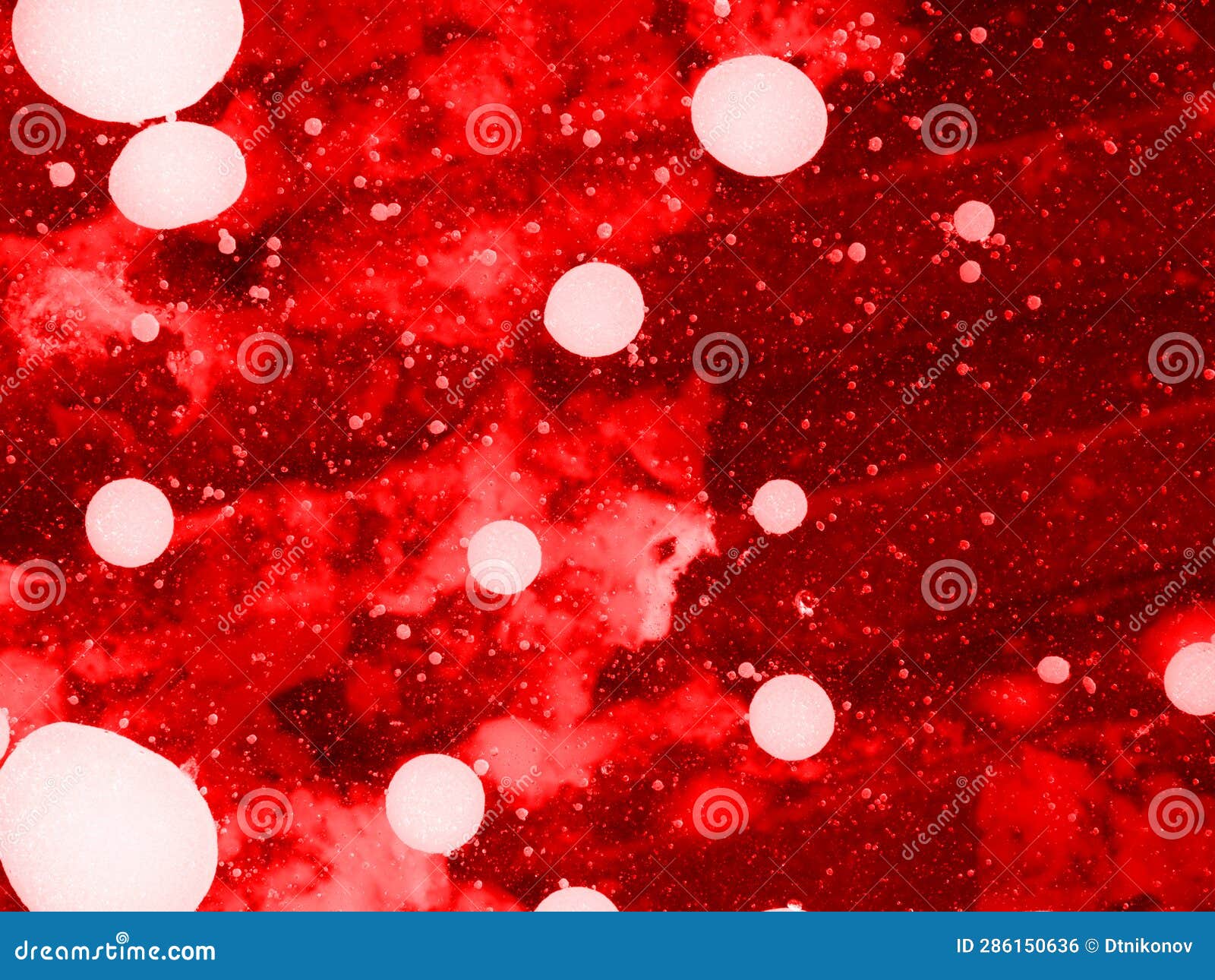 Abstract Red Texture with White Spots. Closeup Stock Photo - Image of ...