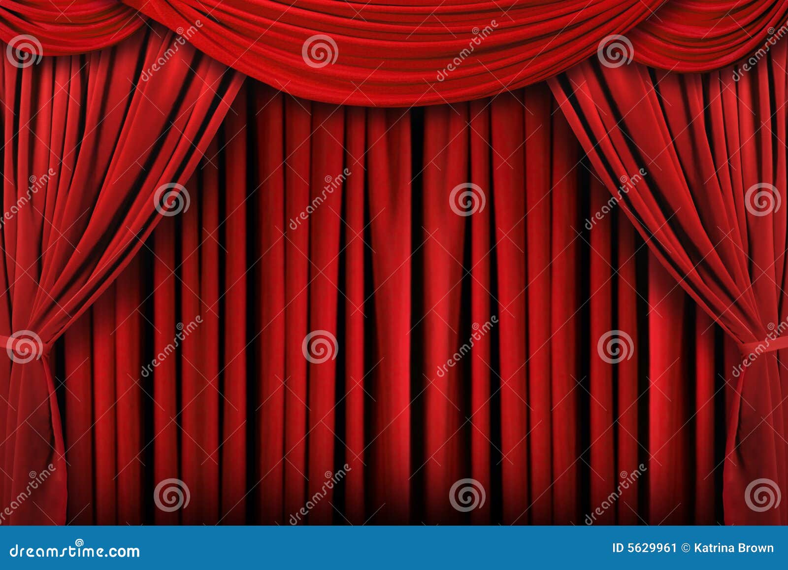 Abstract Red Theatre Stage Drape Background Stock Image - Image of ...