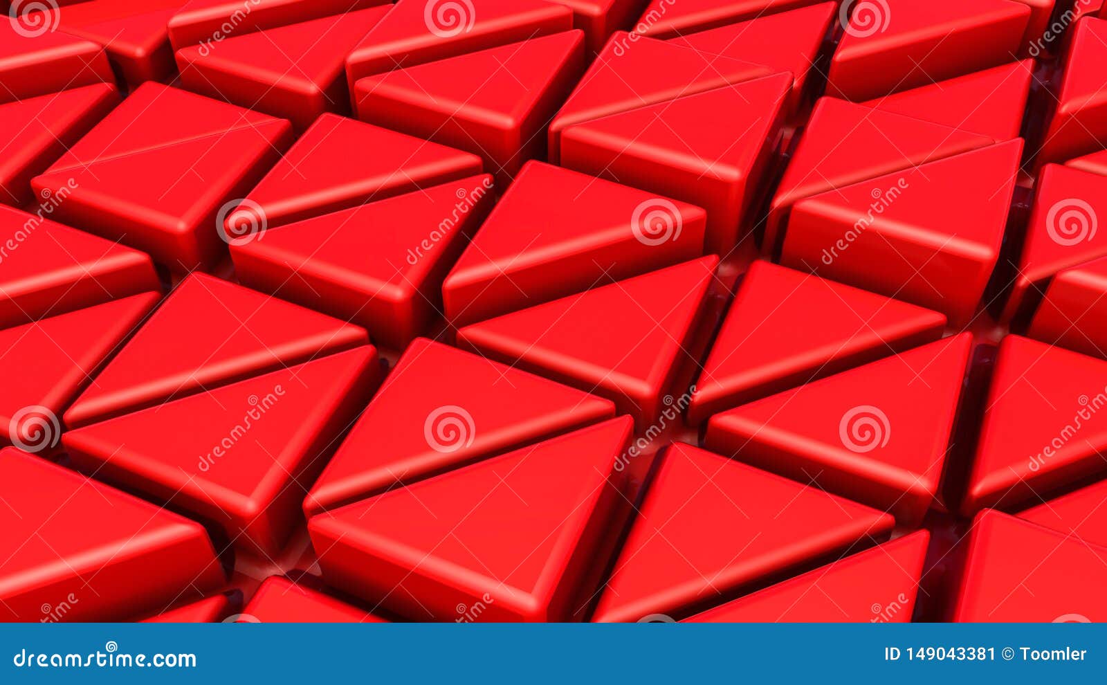 Abstract Red Three-dimensional Background. 3d Render Stock Illustration ...