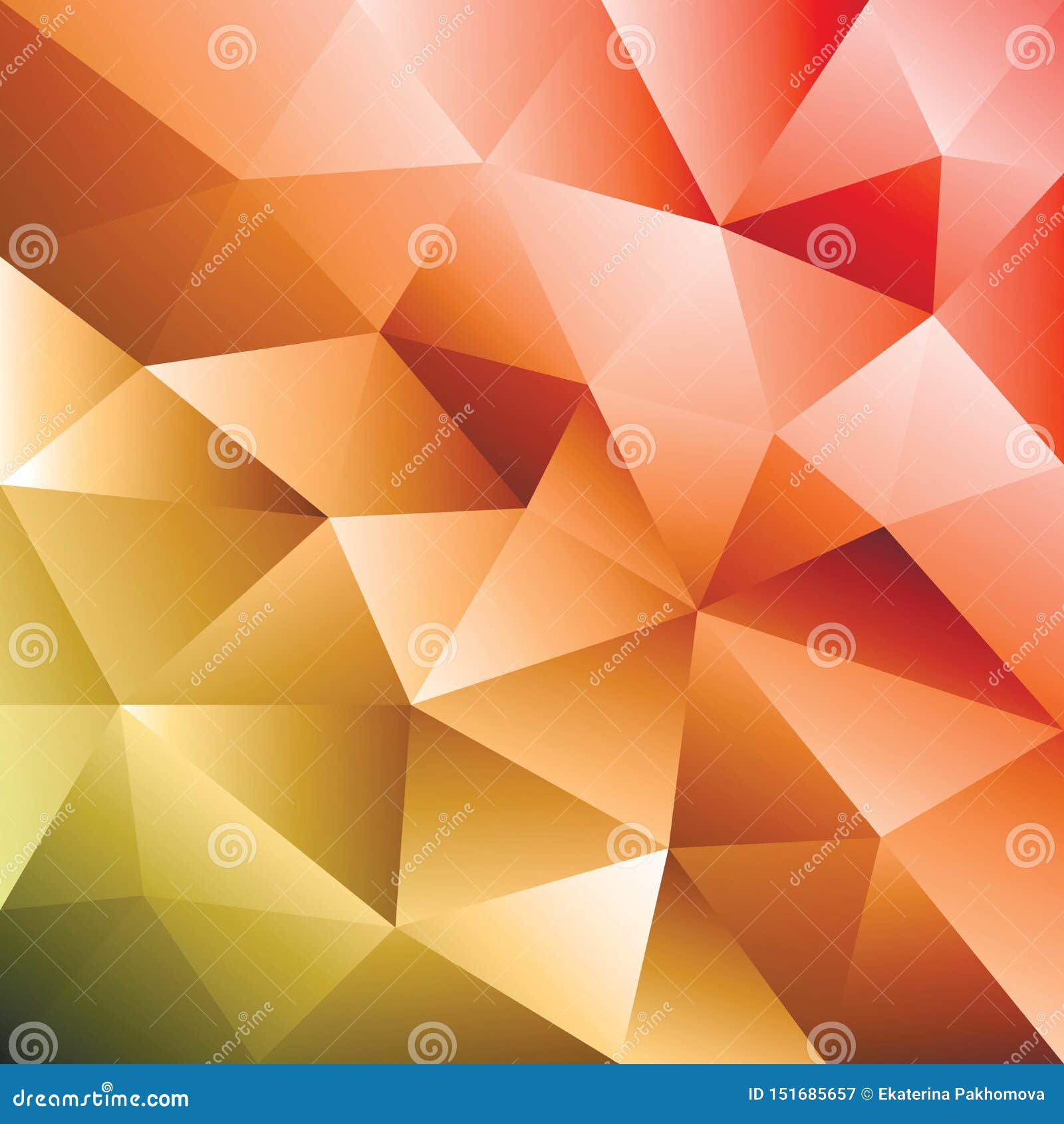 Abstract Red Triangle Geometrical Background. Red Pattern. Stock Vector ...