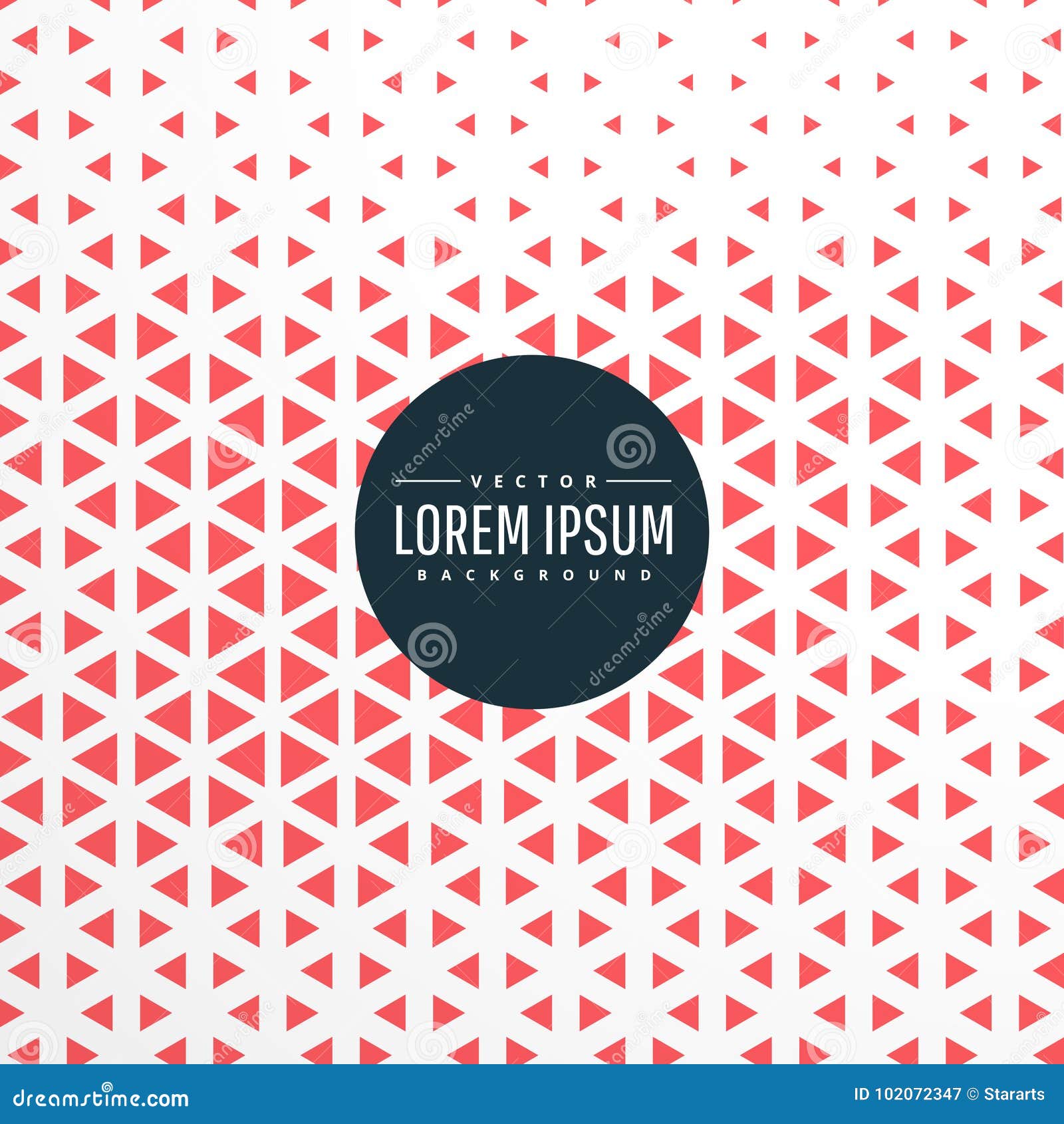 Abstract Red Triangle Pattern Background in Halftone Style Stock Vector ...