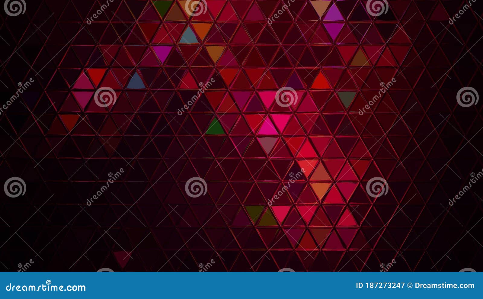 Abstract Red Triangle Pattern Texture Stock Illustration - Illustration ...