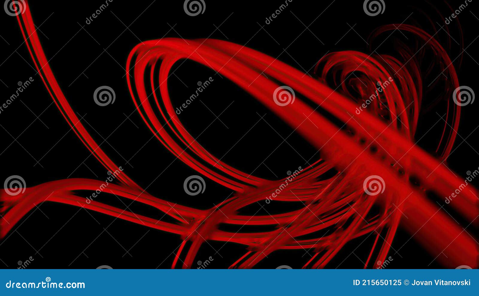 Abstract red twisted stock illustration. Illustration of render - 215650125