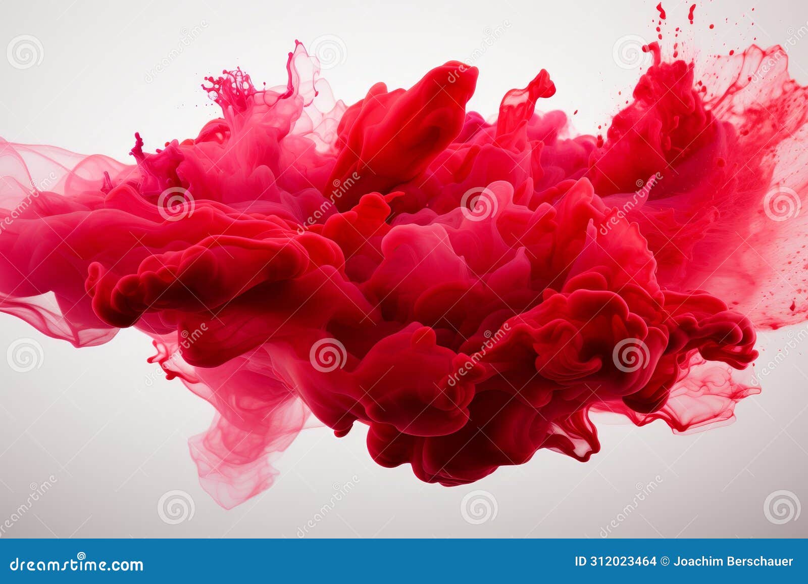 Abstract Red Wave Art Illustrating Dynamic Wind Movement on a Pristine ...