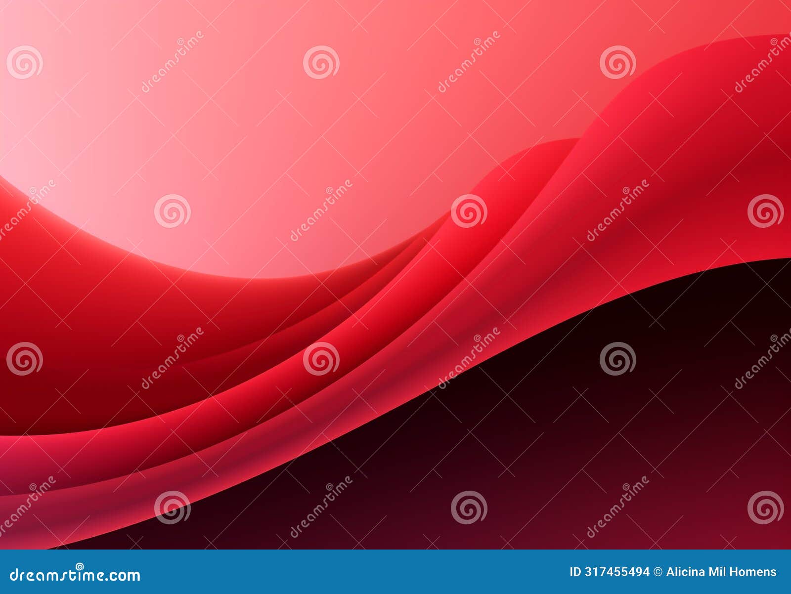Abstract Red Wave Background Stock Illustration - Illustration of ...
