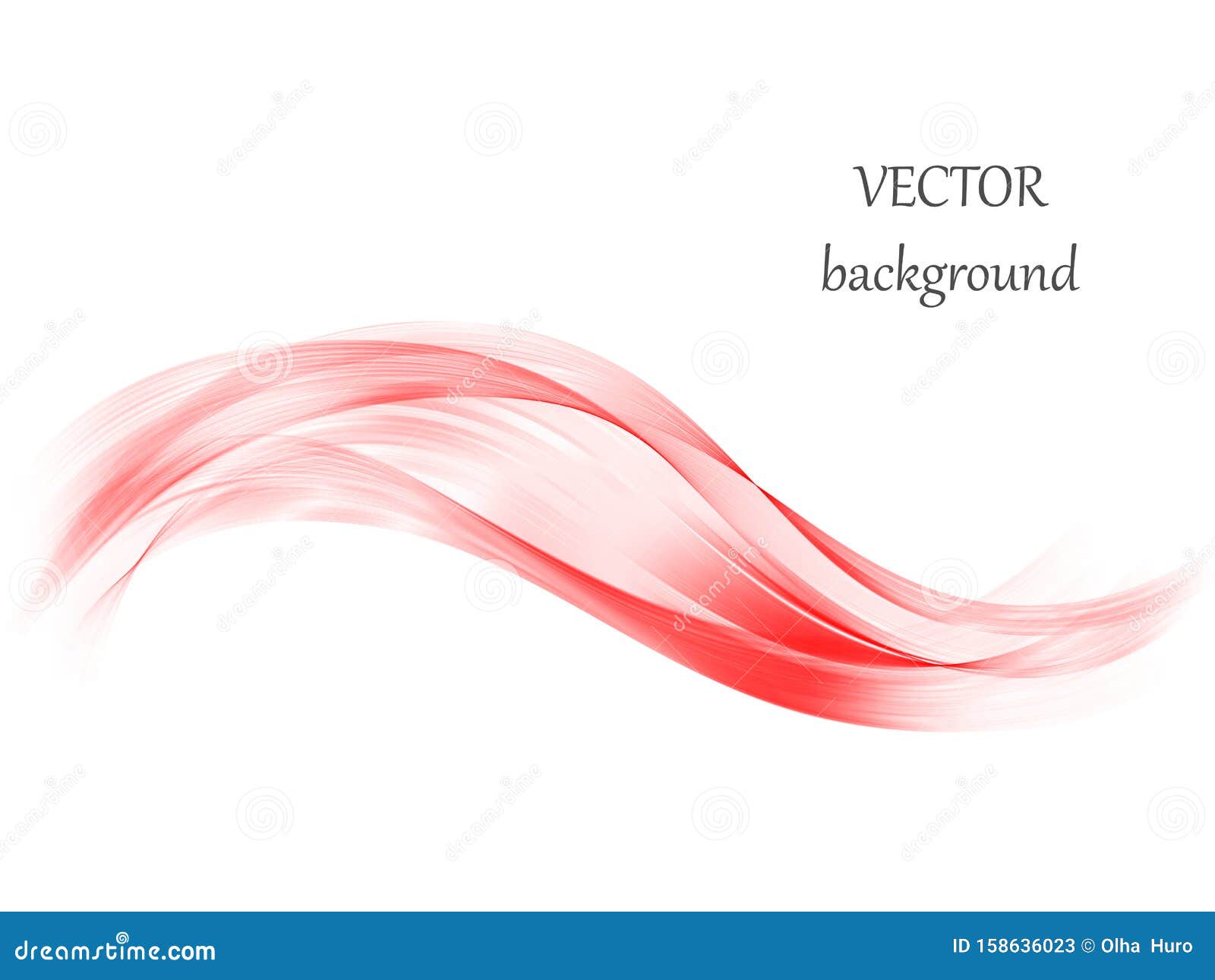 Abstract Red Wave, Background for Flyer, Presentation, Flyer. Stock ...