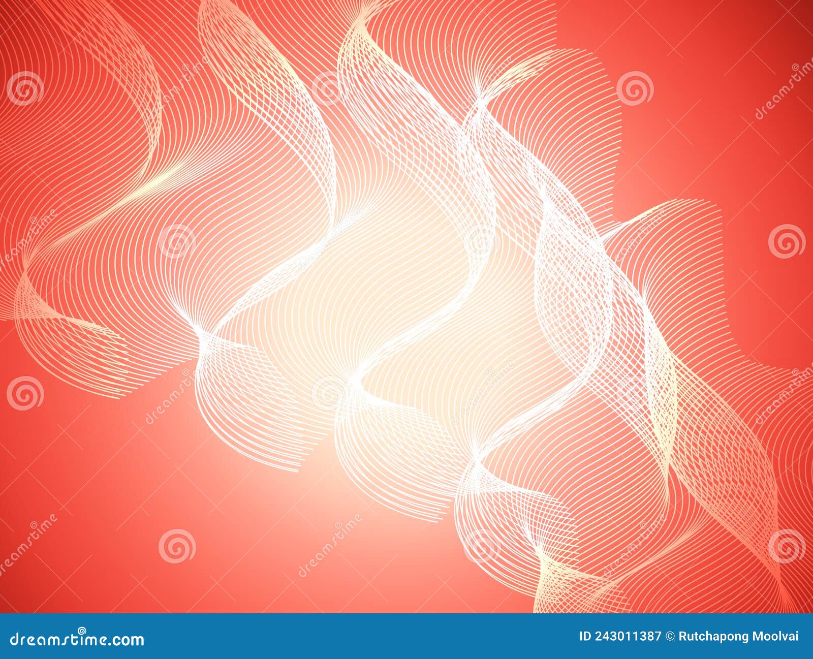 Abstract Red Wave Background and Texture Stock Illustration ...