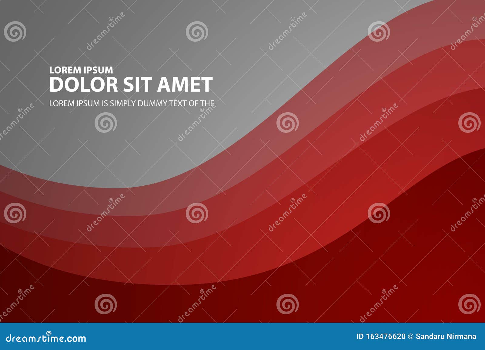 Abstract Red Wave on Black Background Vector Red Tone Abstract ...