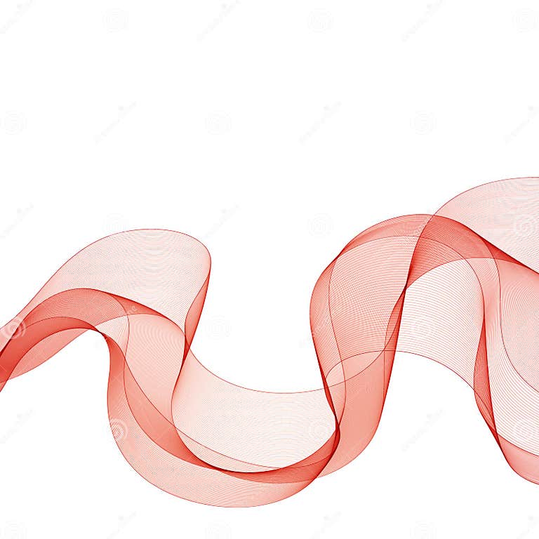 Abstract Red Wave Design Decorative Background Vector. Eps 10 Stock ...