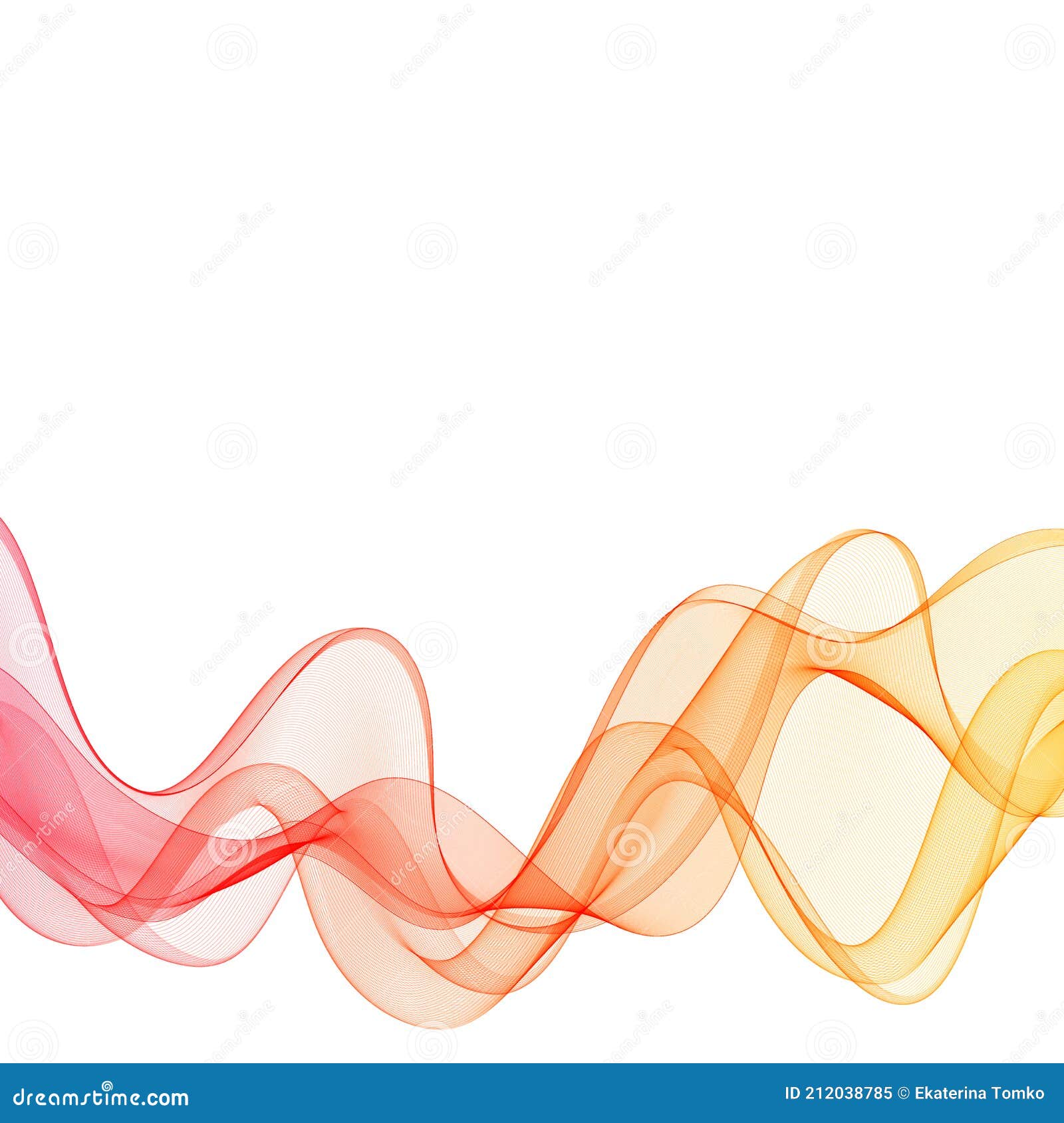 Abstract Red Wave. Design Element. Business Presentation Layout. Eps 10 ...