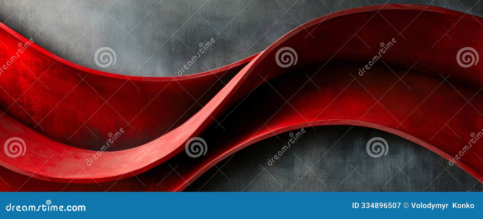 Abstract Red Wave Pattern Against Textured Background Stock Image ...