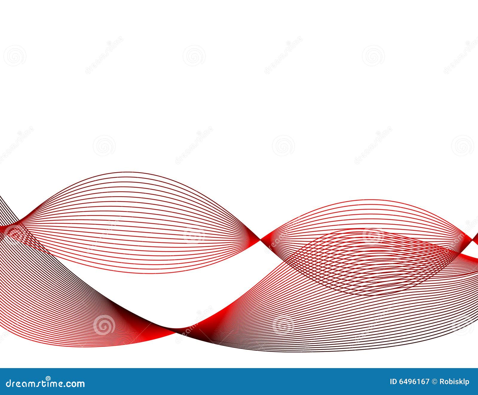 Abstract red waves stock vector. Illustration of flow - 6496167