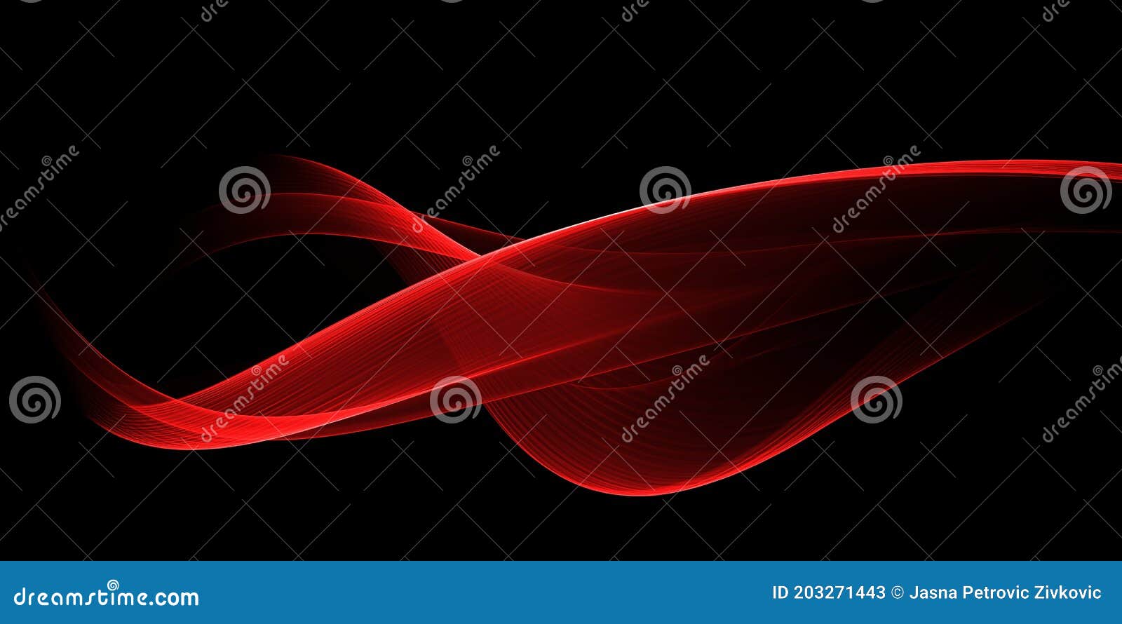 Abstract Red Waves Background. Template Design Stock Illustration ...
