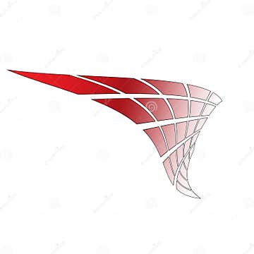 Abstract Red Waving Surface - Vector Stock Vector - Illustration of ...