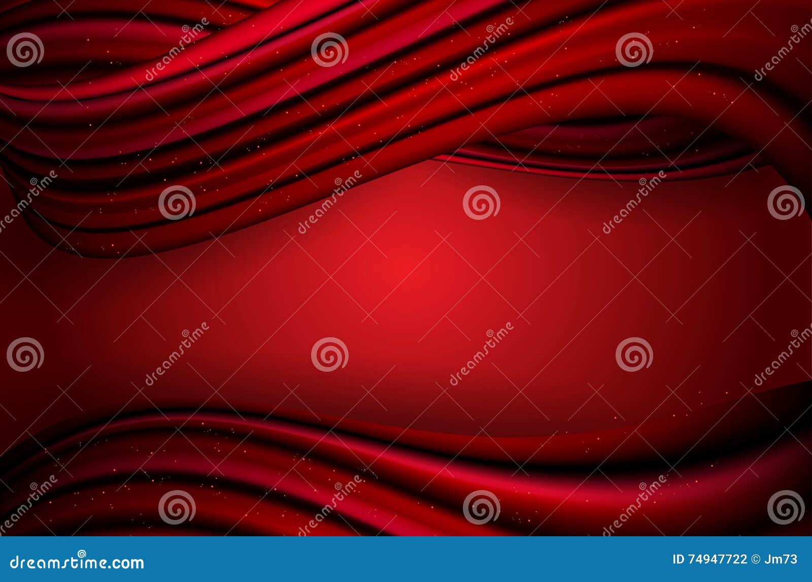 Abstract Red Wavy Background Stock Vector - Illustration of background ...