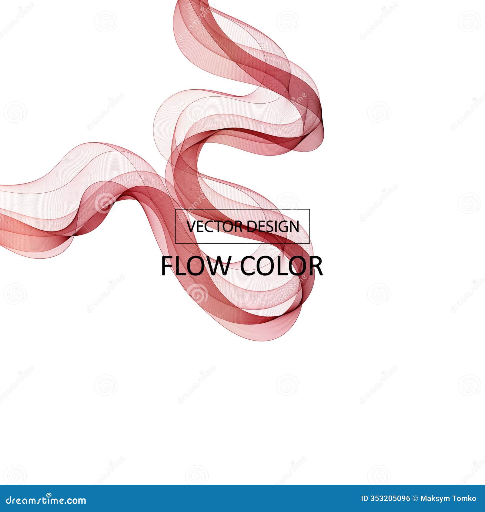Abstract Red Wavy Background. Vector Designee. Eps 10 Stock ...