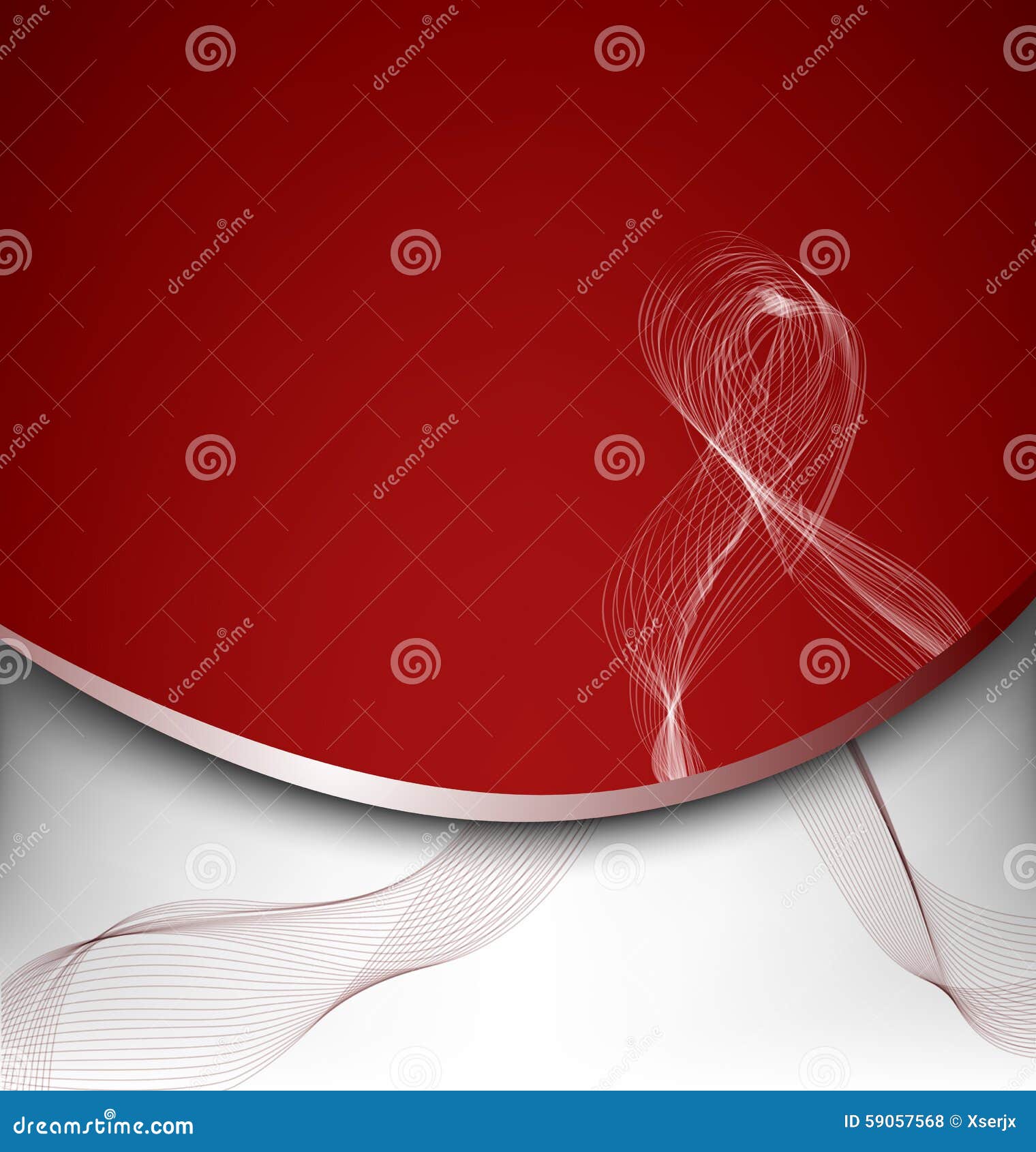 Abstract Red Wavy Background Stock Vector - Illustration of bright ...