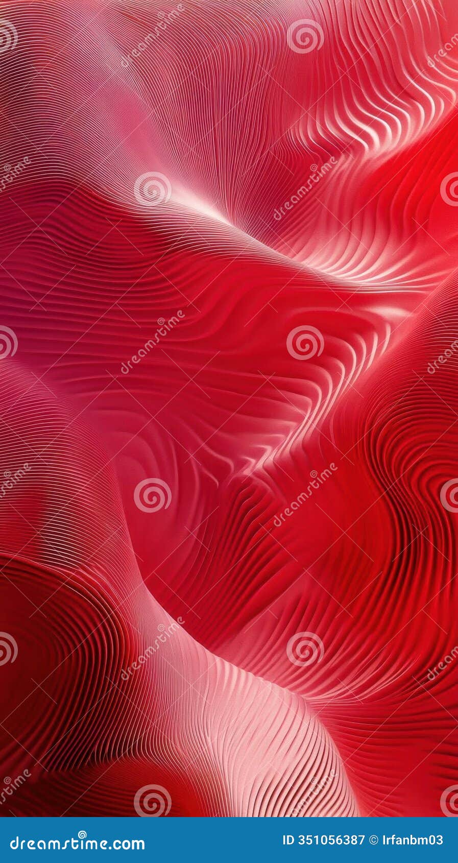 Abstract Red Wavy Lines Background Stock Image - Image of flowing ...