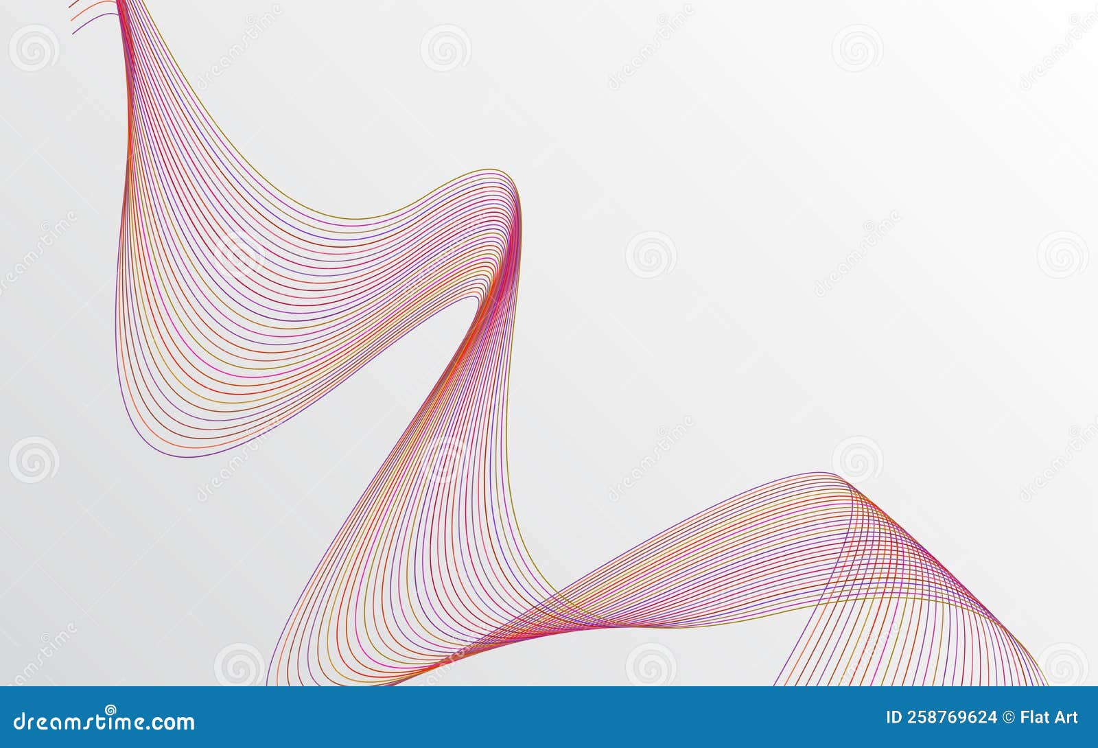 Abstract Red Wavy Lines Background Stock Vector - Illustration of ...
