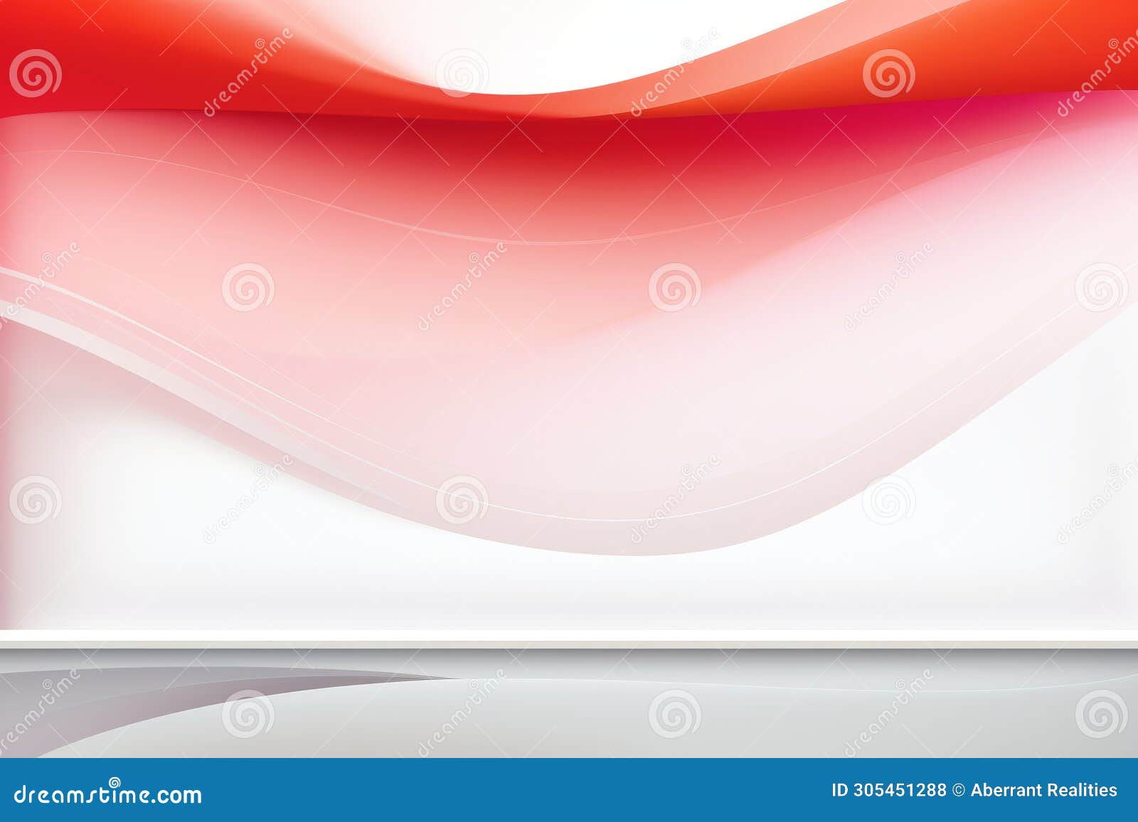 Abstract Red and White Background Vector Stock Photo - Image of wave ...