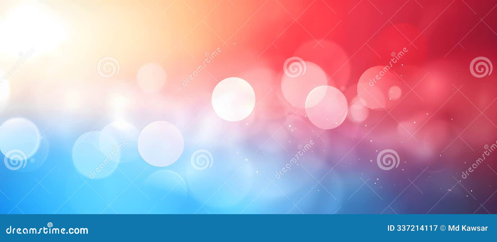 Abstract Red, White & Blue Gradient Background Stock Illustration ...
