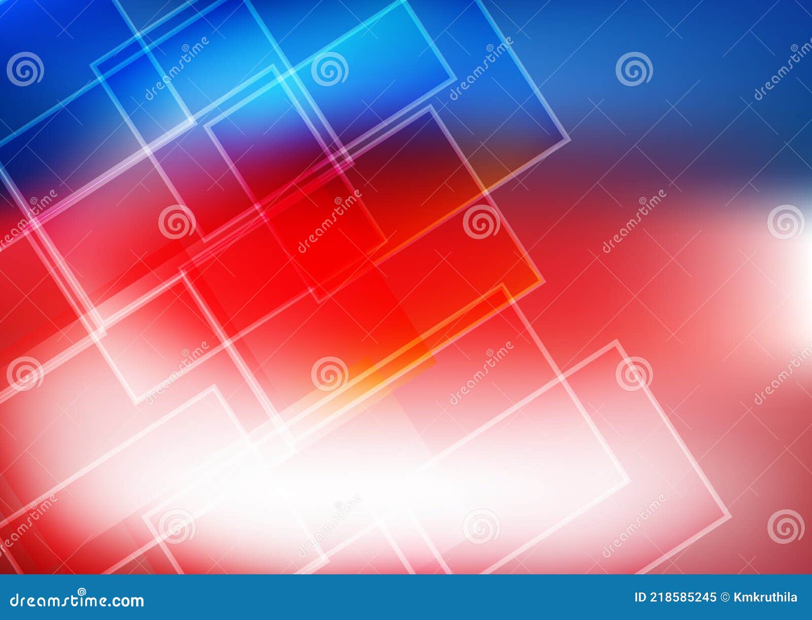 Abstract Red White and Blue Square Background Vector Image Stock Vector ...