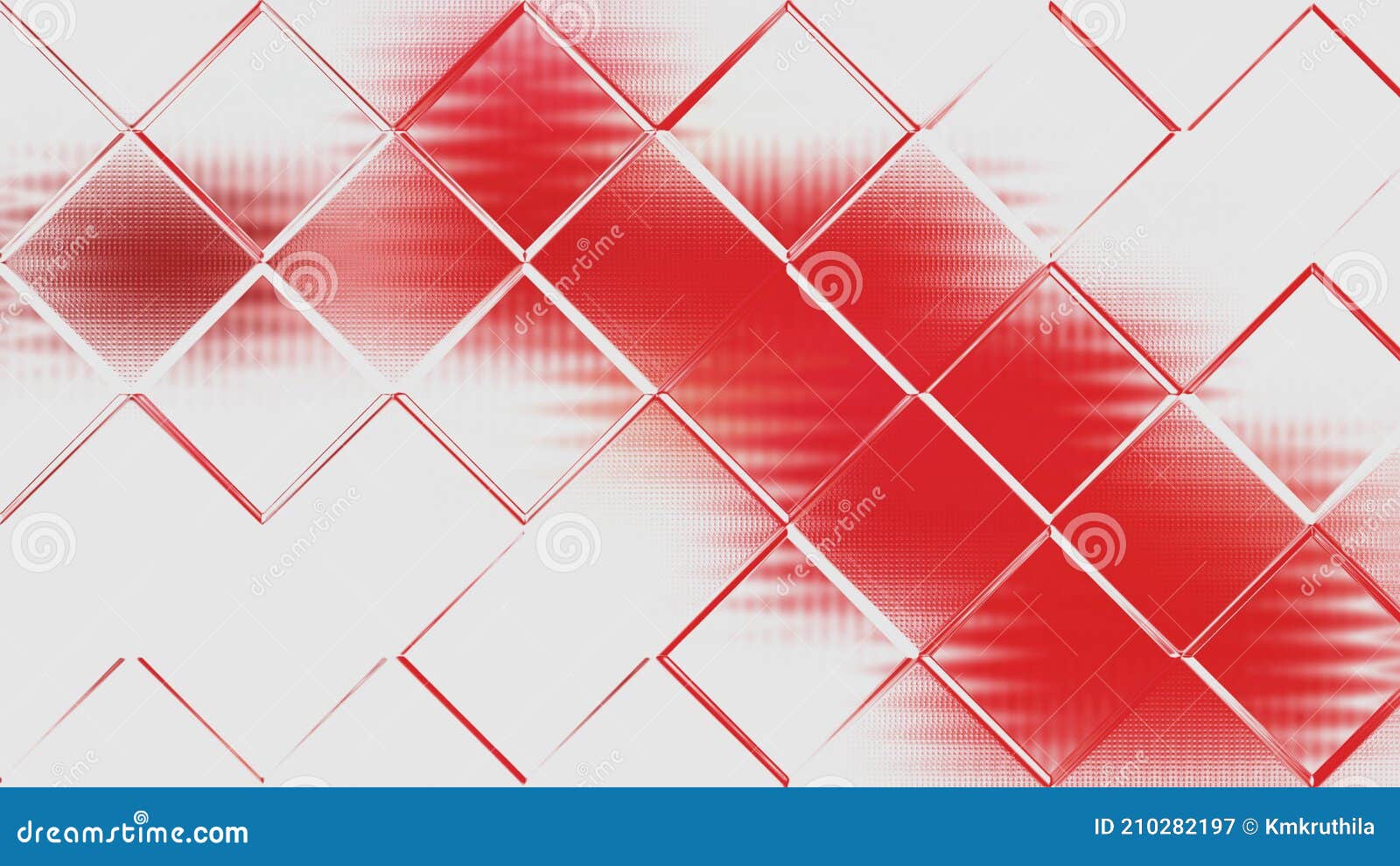 Abstract Red and White Geometric Square Background Stock Illustration ...