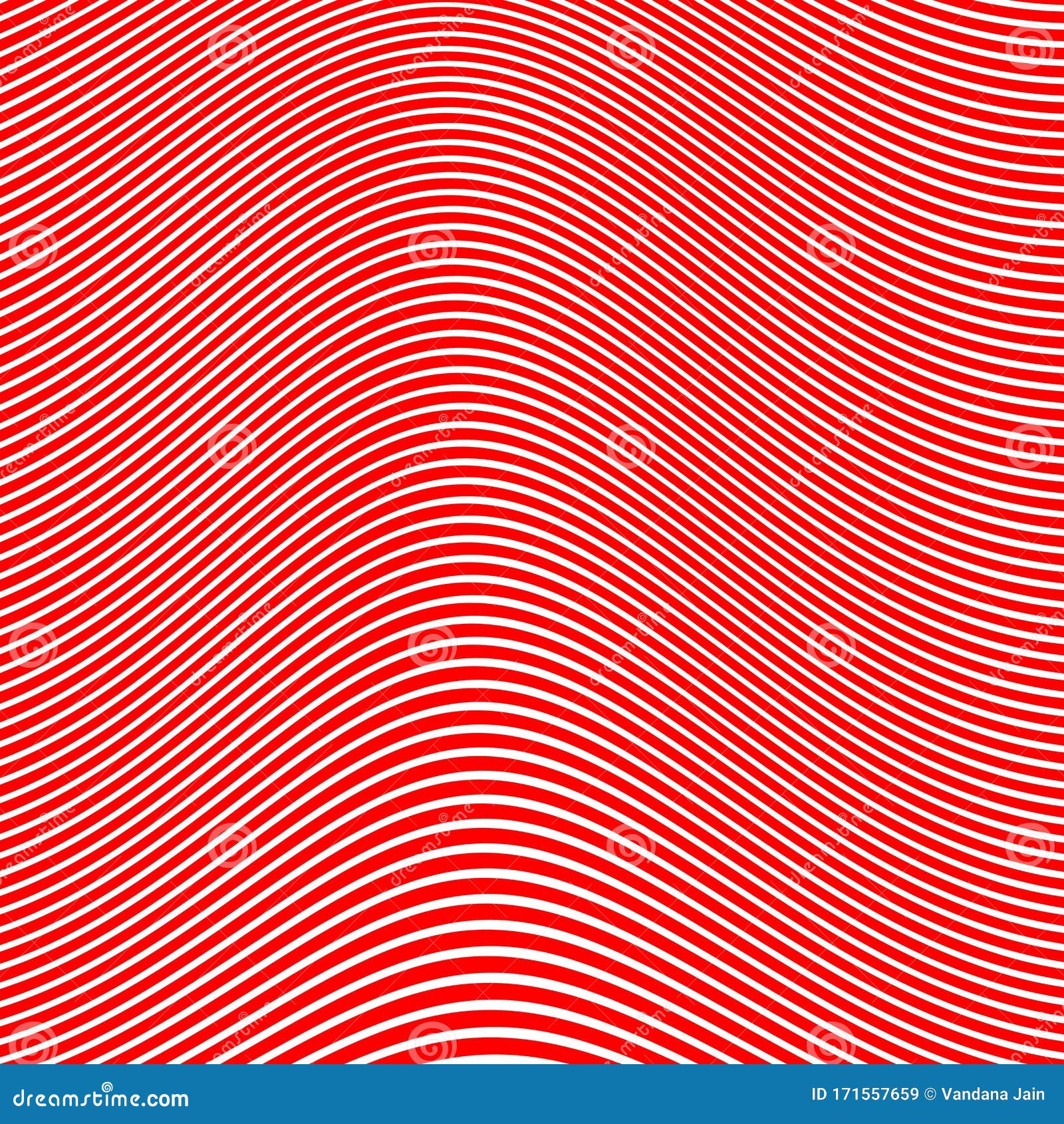 Abstract Red and White Geometric Stripes.hypnosis Spiral.Seamless Black ...