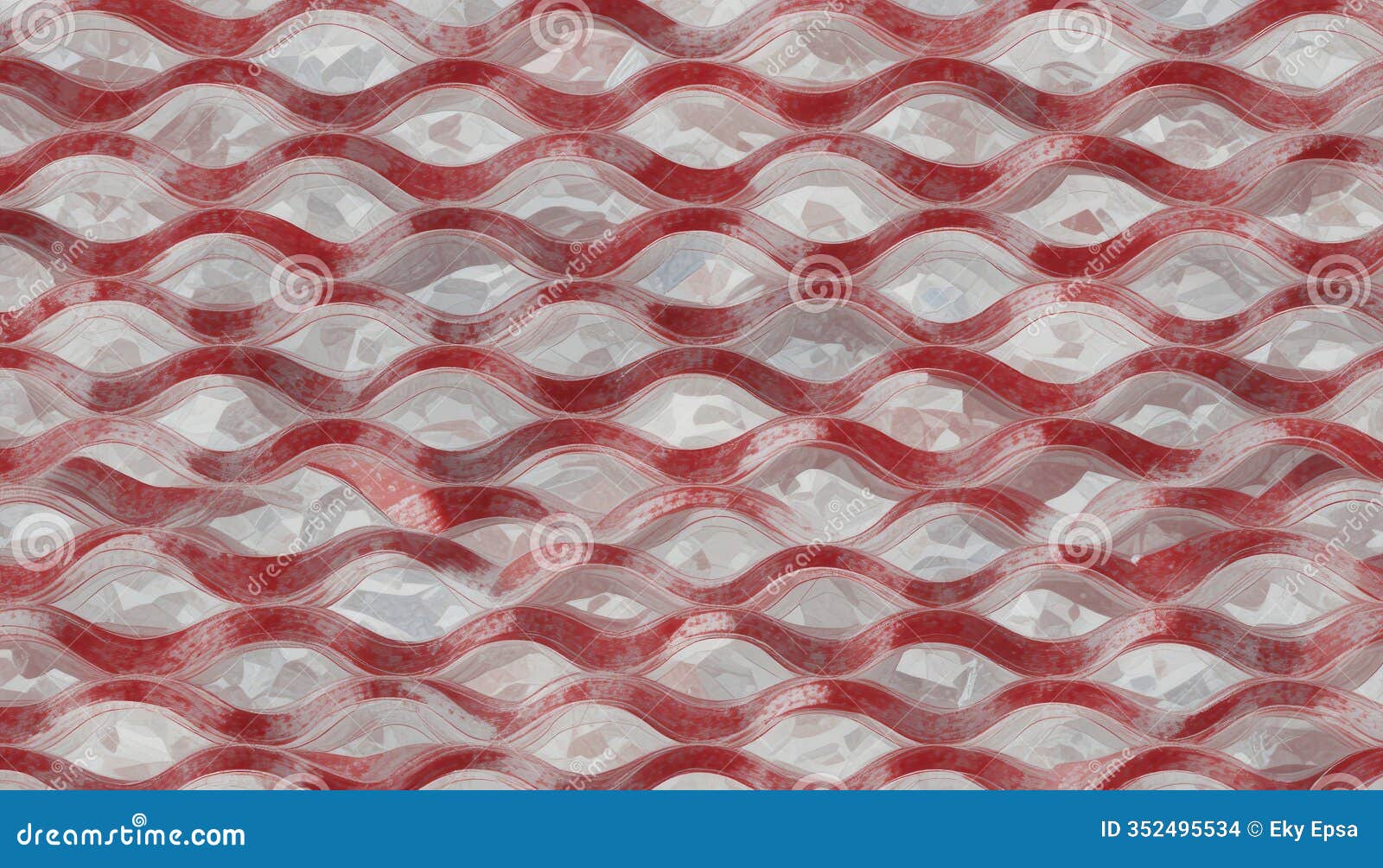 Abstract Red and White Grid Pattern Stock Illustration - Illustration ...